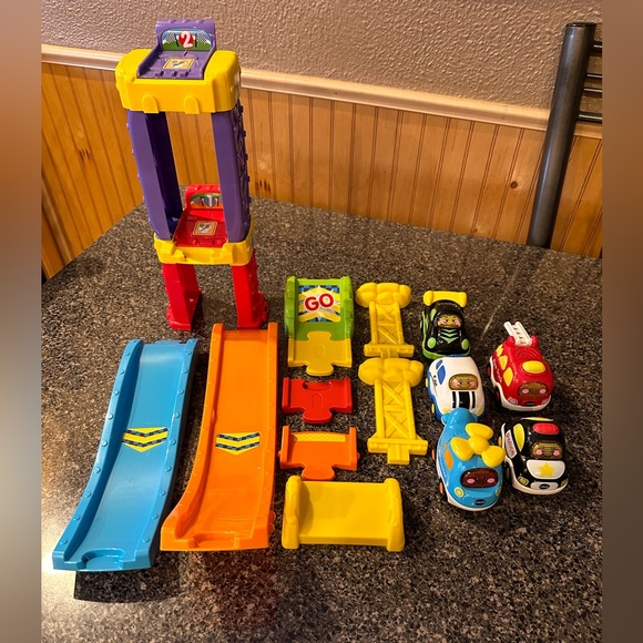 Vtech | Toys | Vtech Go Go Smart Wheels 3 In Launch And Play Raceway ...